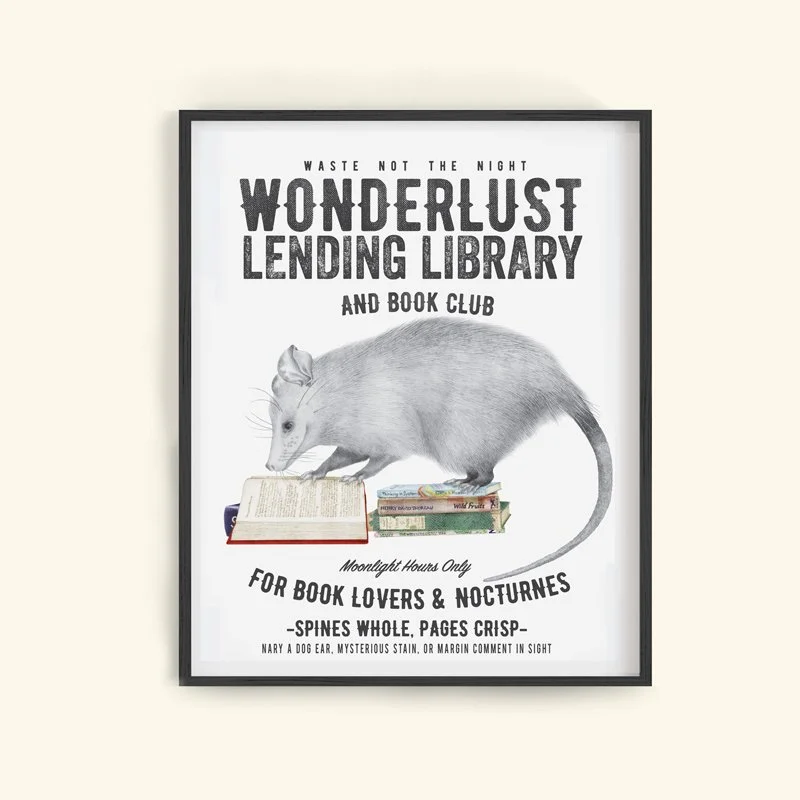 Hazel & Filbert Ensueno Puffin Motivational Poster — Central & Gus