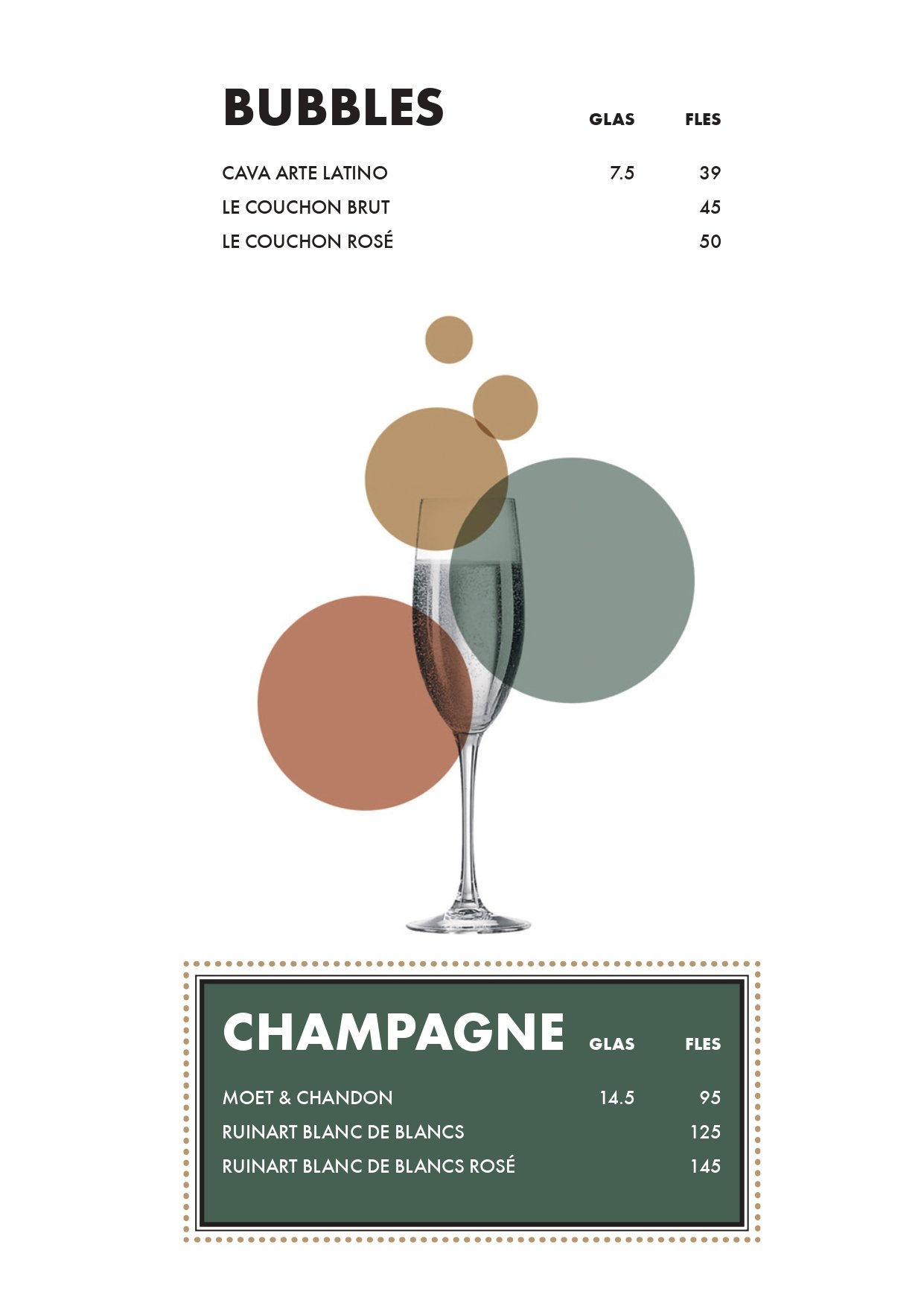 Menukaart — MAISON MATHIS