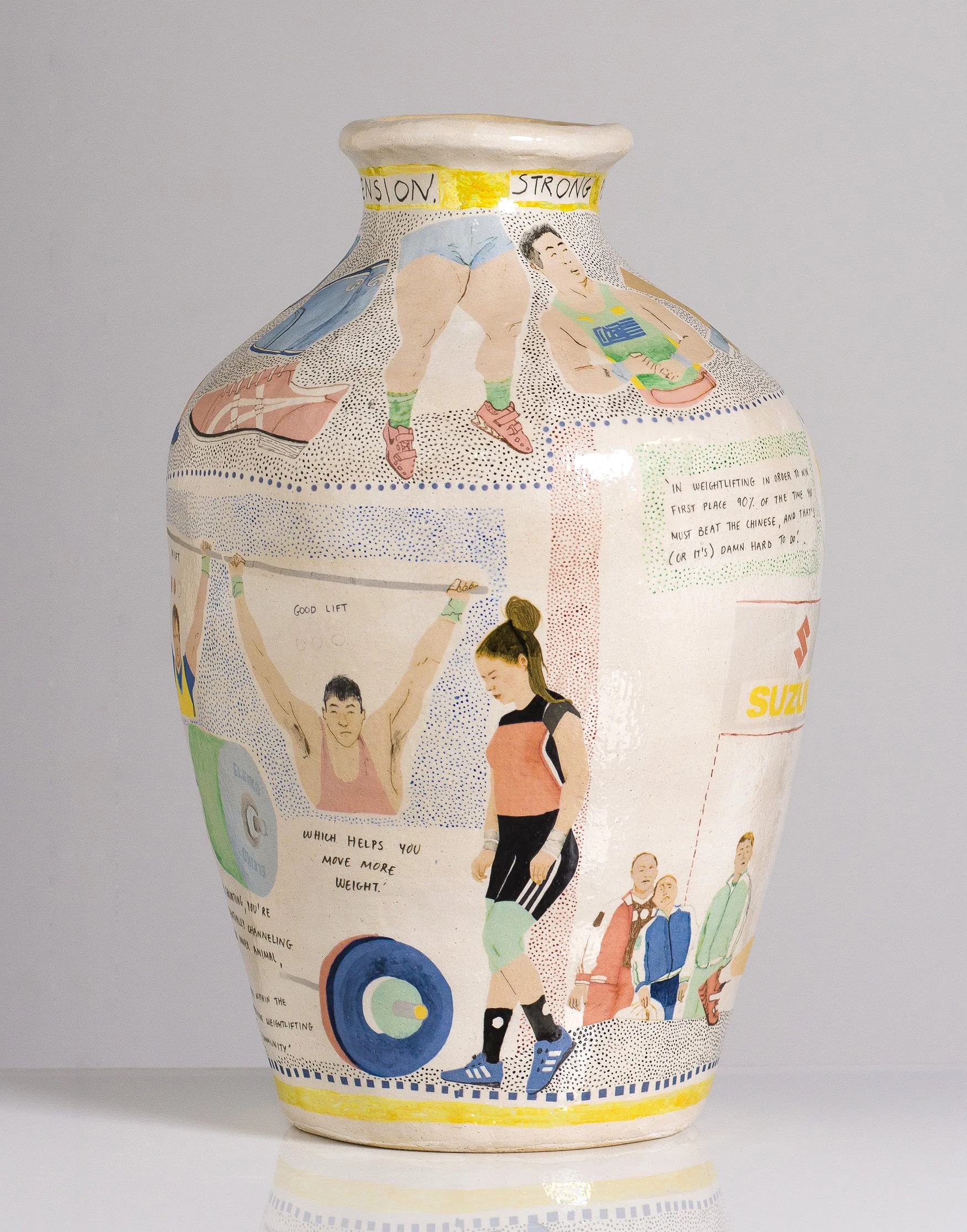 Weightlifting Vase — Daphne Christoforou