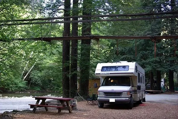 RV Camping Sites in Big Sur — Riverside Campground & Cabins