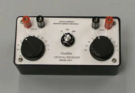 Jim's Heathkit 1950's CR-1 Replica Crystal Radio Receiver — hobbytech ...