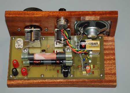 Jim's One FET with Amp & Speaker Crystal Radio Receiver — hobbytech.com ...