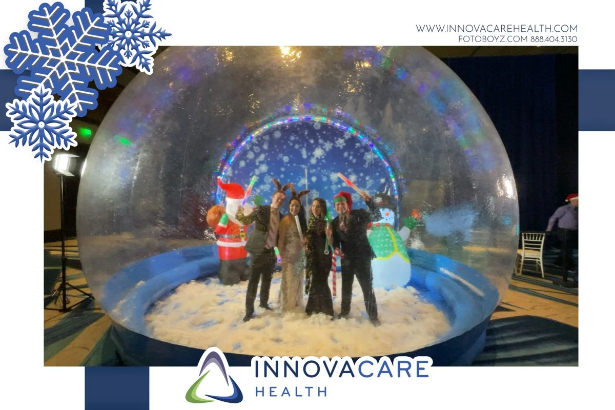 Inflatable Snow Globes | Photo Booths | Fotoboyz Events — Fotoboyz ...