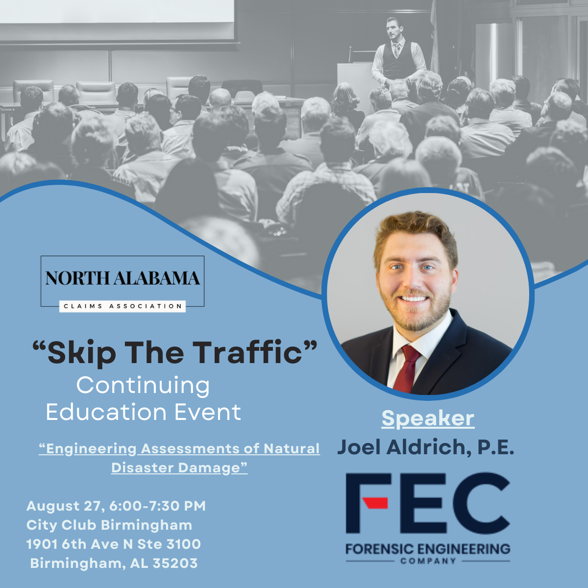 Skip the Traffic CE Event - Birmingham, AL — North Alabama Claims ...