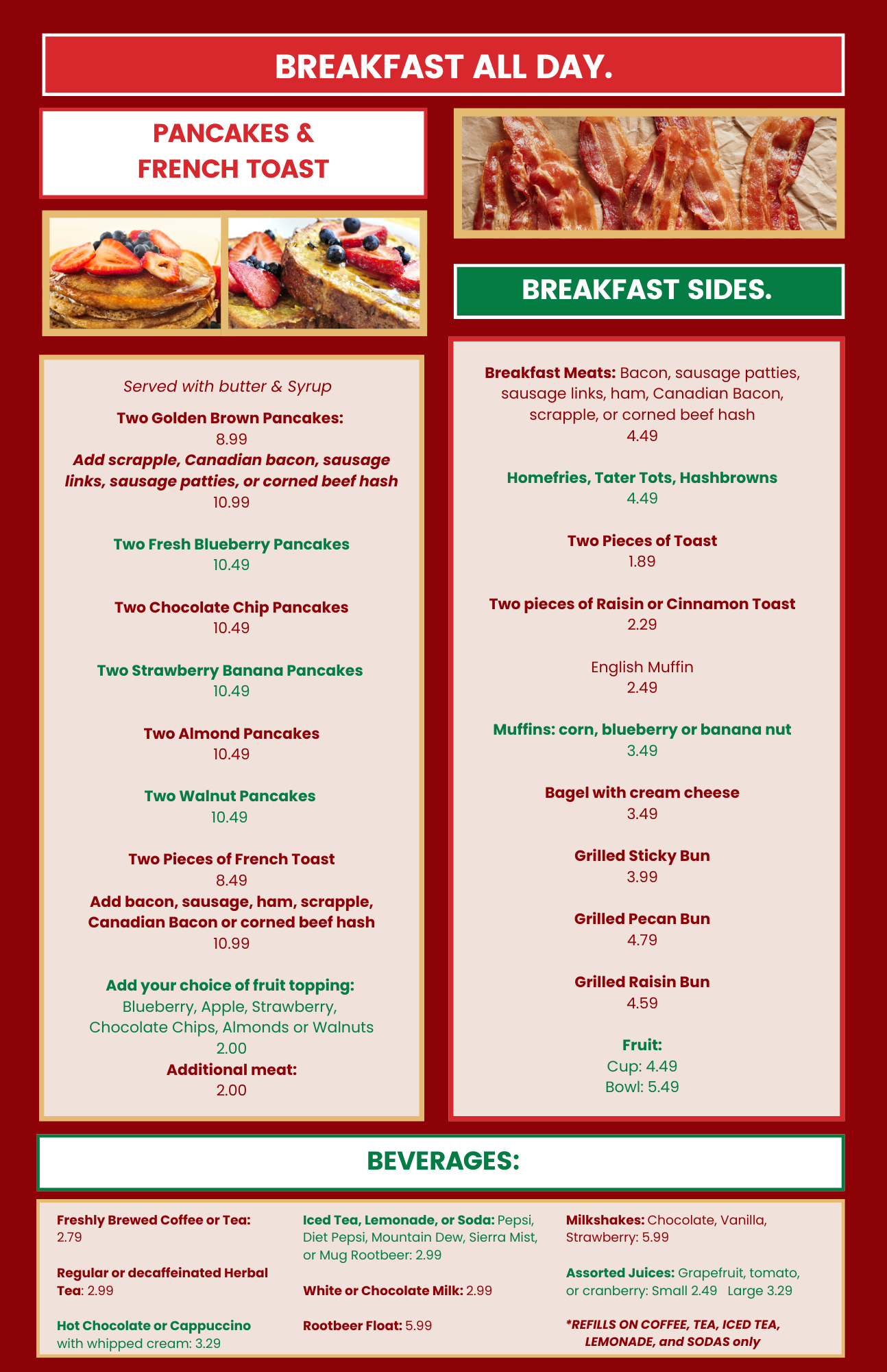 Lunch and Dinner — Centerville Diners