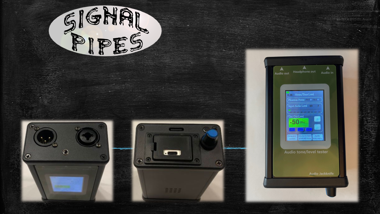 Signal Pipes Audio Jackknife audio line tester