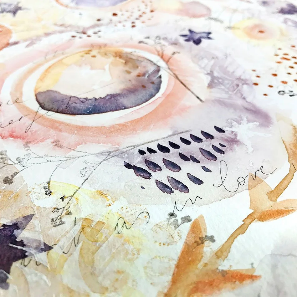 Art Flow Cards - Mixed Media Online Art Class