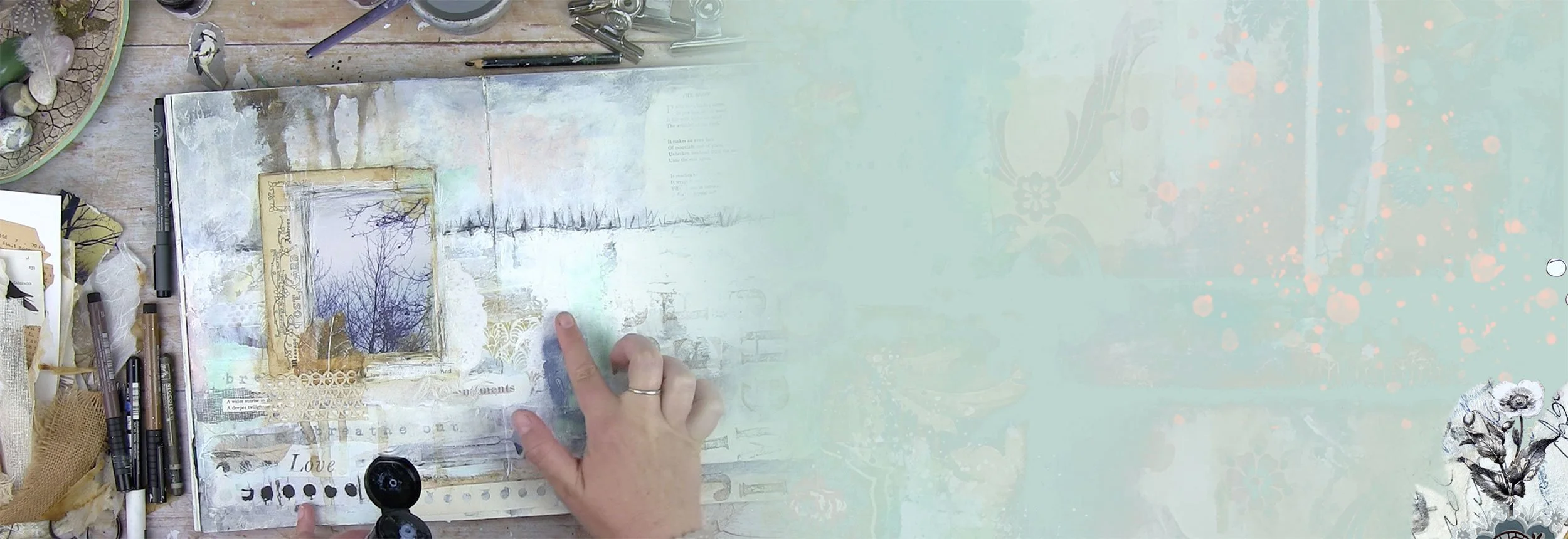 Art Journal Journeys - Art Journaling Online Class