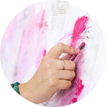 Soulful Abstracts - Mixed media painting online art class