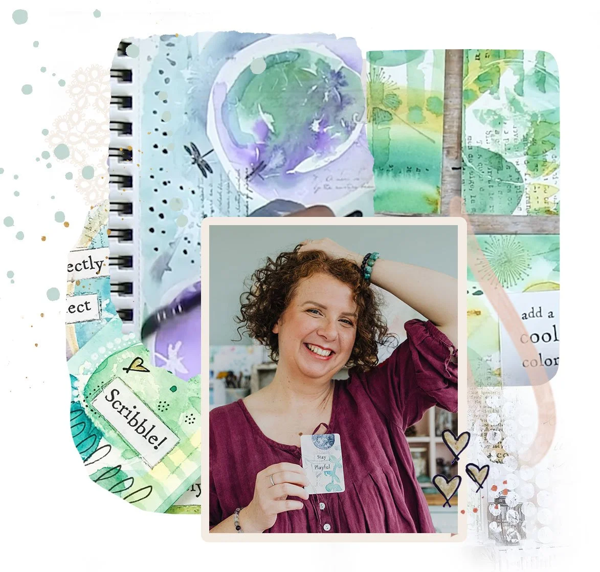 Art Flow Cards - Mixed Media Online Art Class