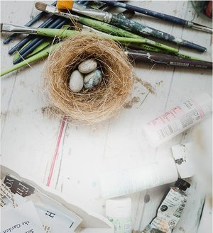 Soulful mixed media art for inspired spaces