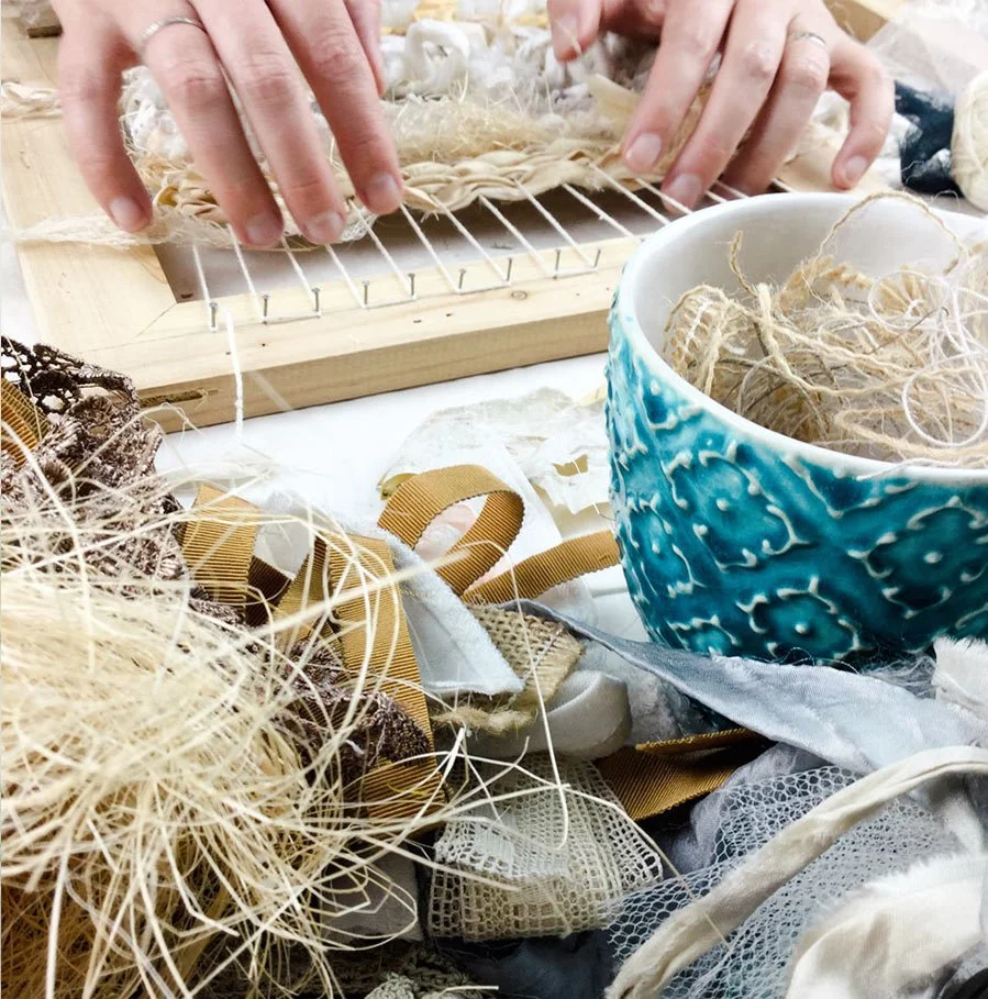 Woven Dreams - Freestyle weaving mixed media online art class