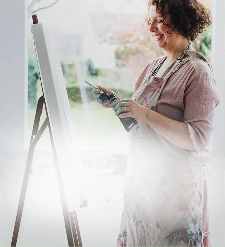 Soulful mixed media art for inspired spaces