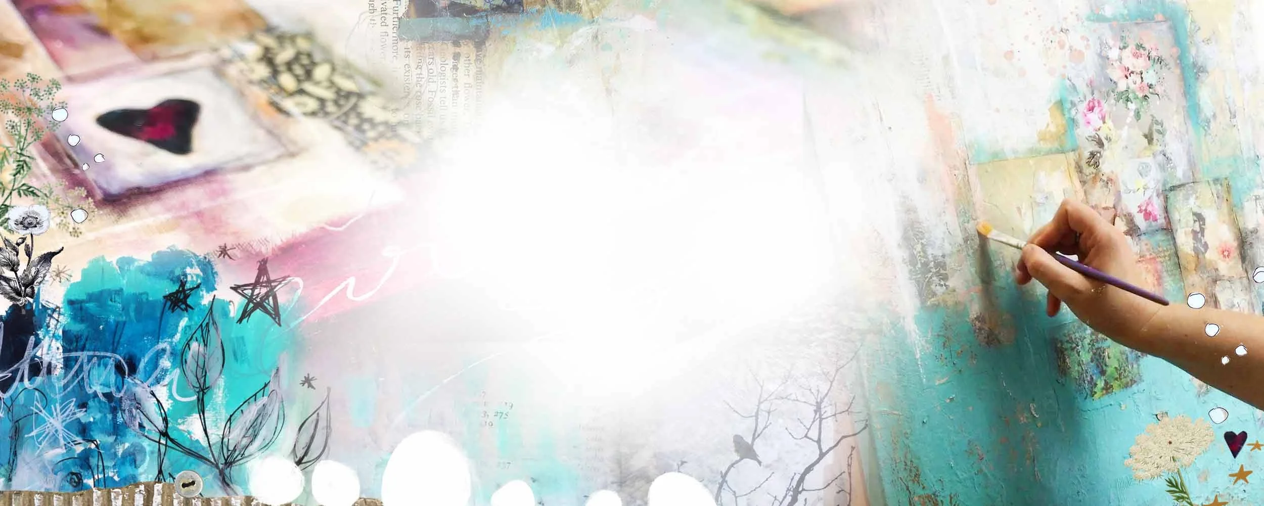 Soulful Abstracts - Mixed media painting online art class