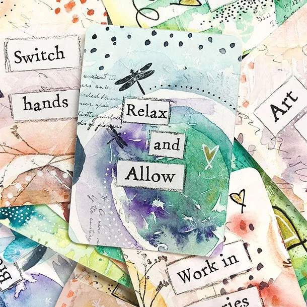 Art Flow Cards - Mixed Media Online Art Class