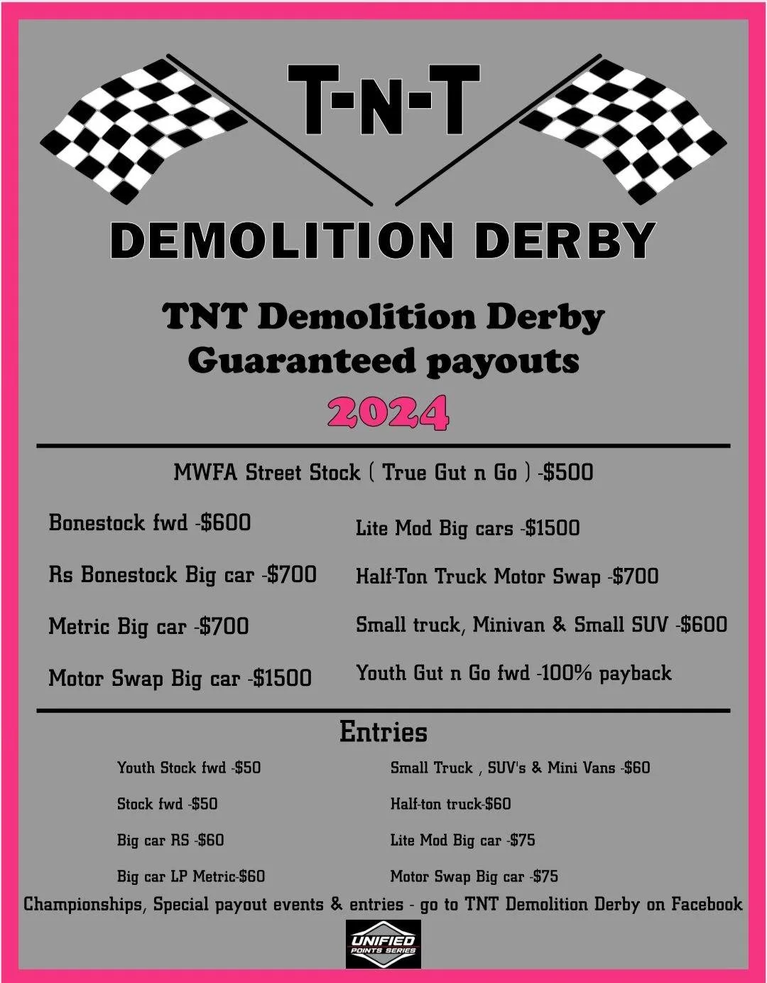 Sweepstakes & Prizes — TNT Demolition Derby