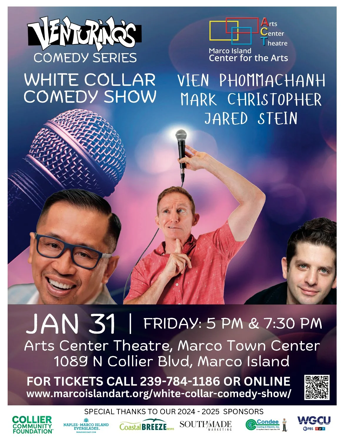 Comedy Series on Marco Island — Venturino's Comedy Club