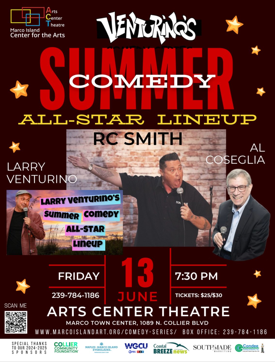Comedy Series on Marco Island — Venturino's Comedy Club
