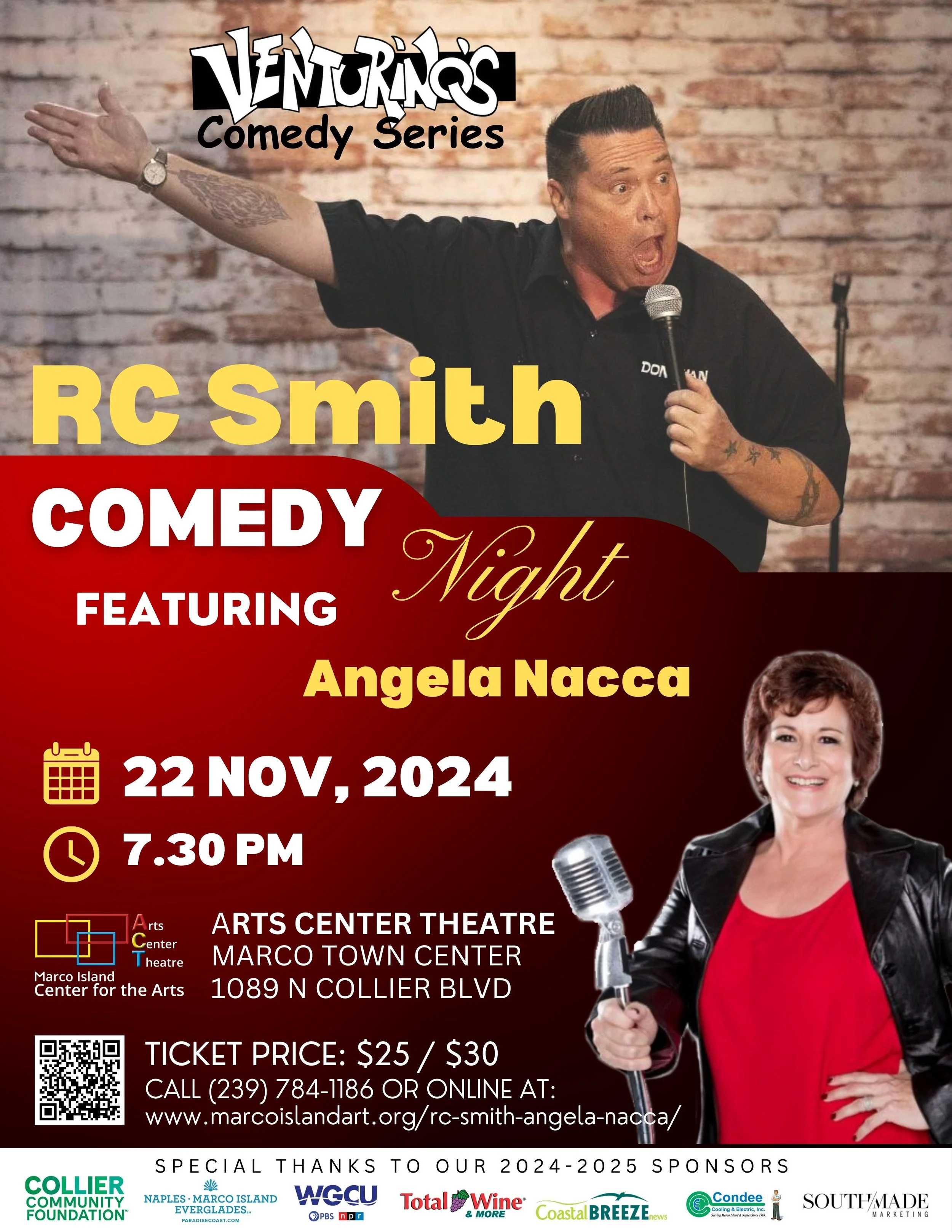 Comedy Series on Marco Island — Venturino's Comedy Club