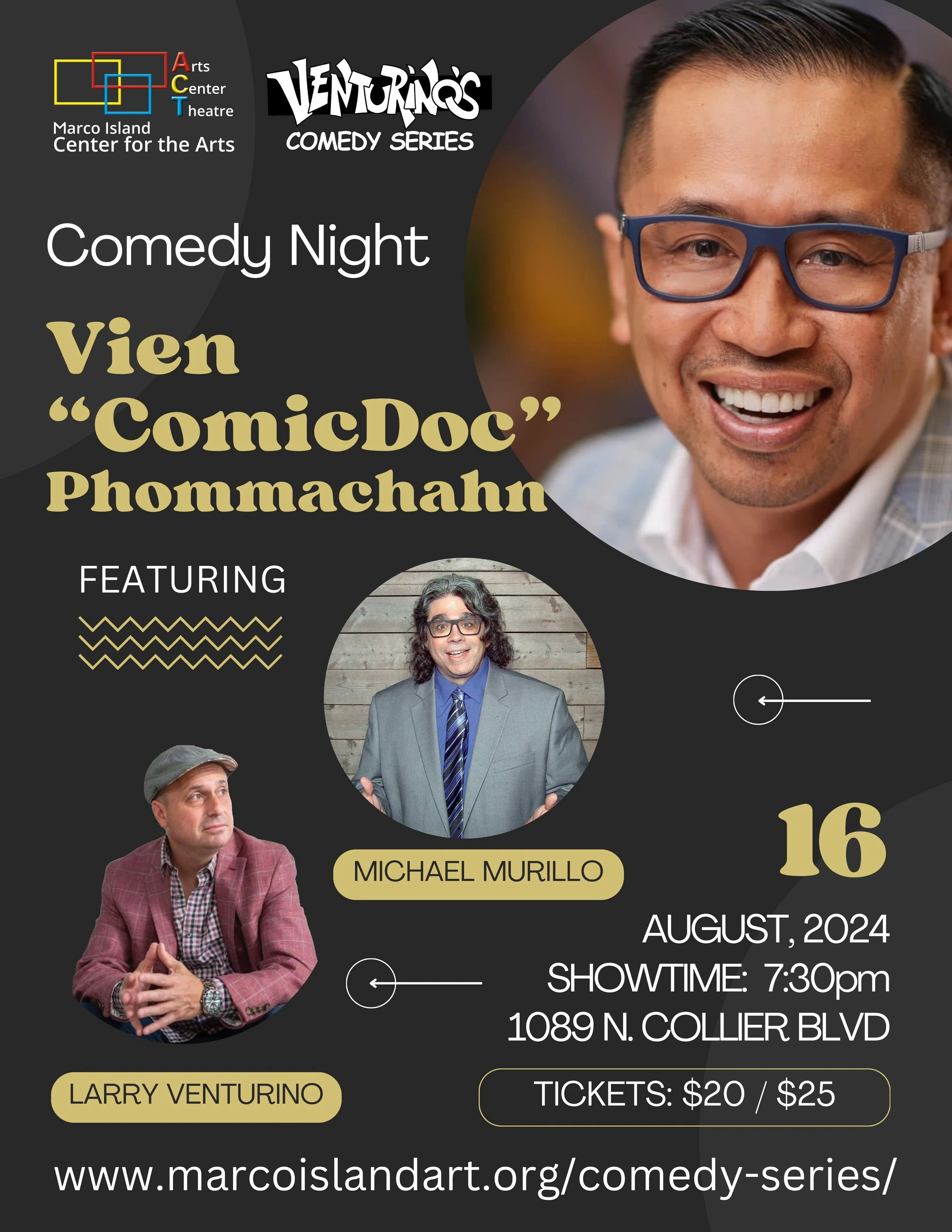 Comedy Series on Marco Island — Venturino's Comedy Club