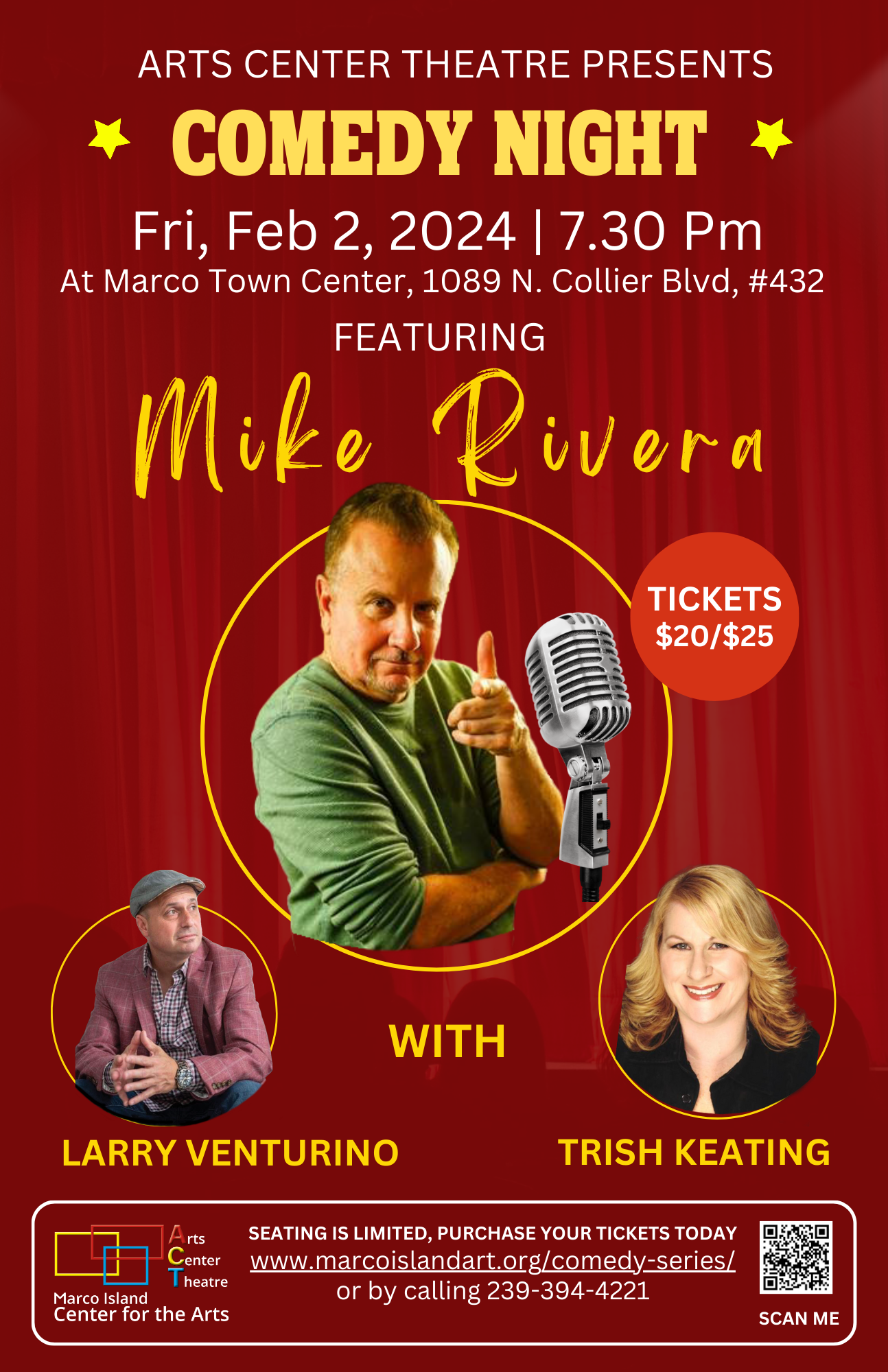 Comedy Series on Marco Island — Venturino's Comedy Club