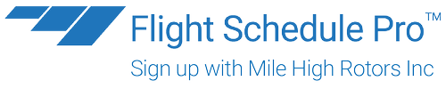 FLIGHT SCHEDULE PRO LOG IN — Mile High Rotors Inc