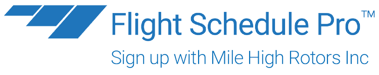 FLIGHT SCHEDULE PRO LOG IN — Mile High Rotors Inc