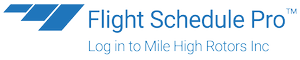 FLIGHT SCHEDULE PRO LOG IN — Mile High Rotors Inc