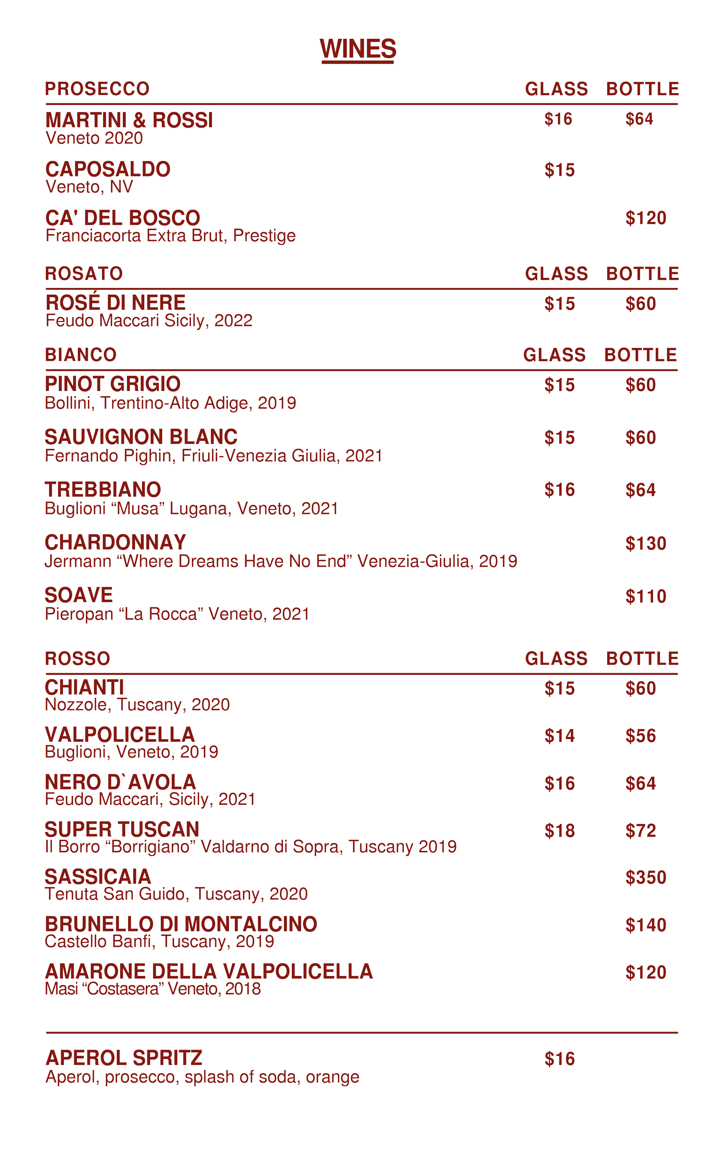 BAR — Fellini Coffee