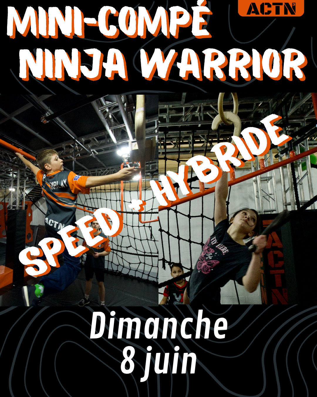Préparation Compétition Ninja (Speed + Hybride) - ACTN3 - Ninja Warrior ...
