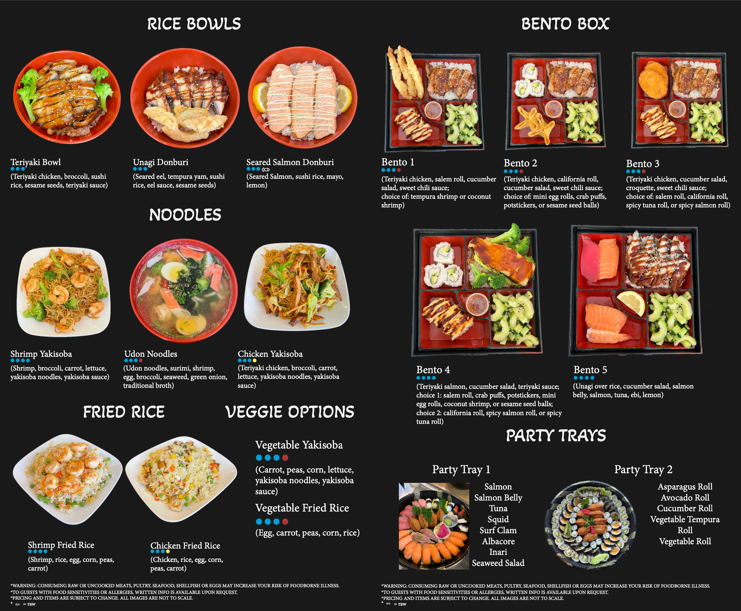 Menu — Sushi Kyo Express