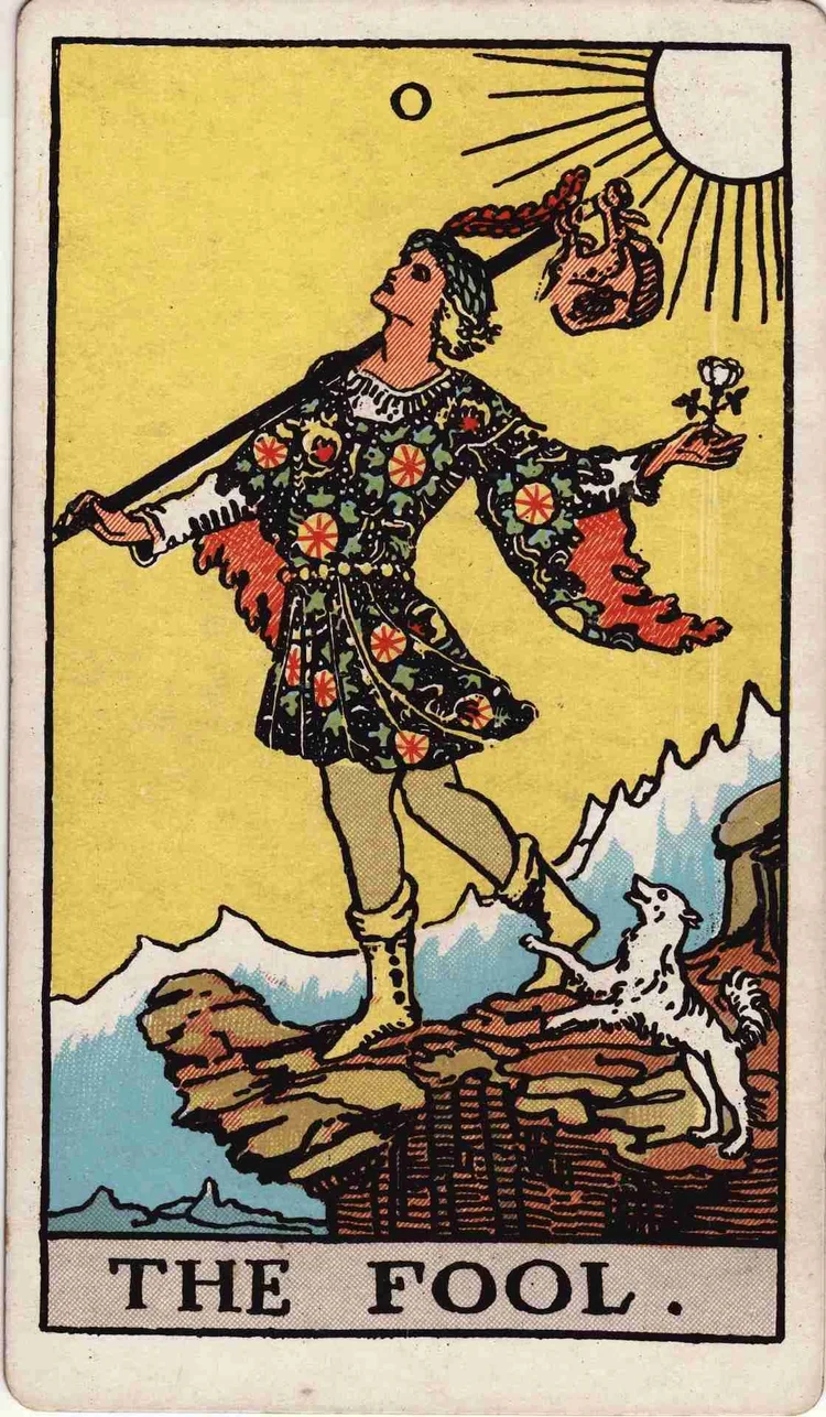 The Fool: Modern Rider Waite Smith Tarot Card Meanings