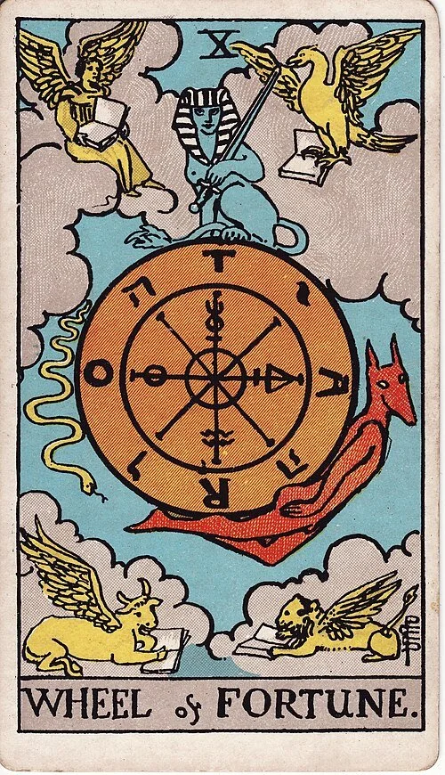 The Wheel of Fortune: Modern Rider Waite Smith Tarot Card Meanings