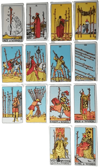 RWS Suit Of Wands Meanings For Divinatory Readers