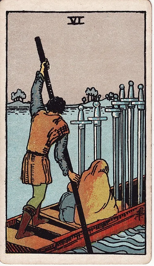 The 6 of Swords: Modern RWS Tarot Card Meanings