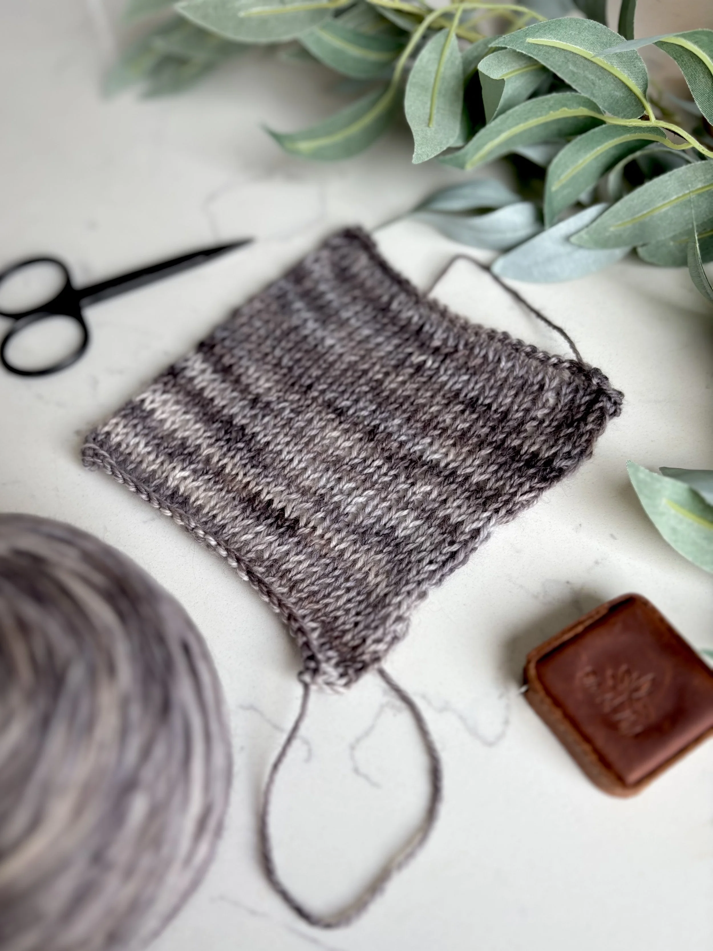 How to Knit a Gauge Swatch: A Knitting Tutorial — Classical Songbird ...