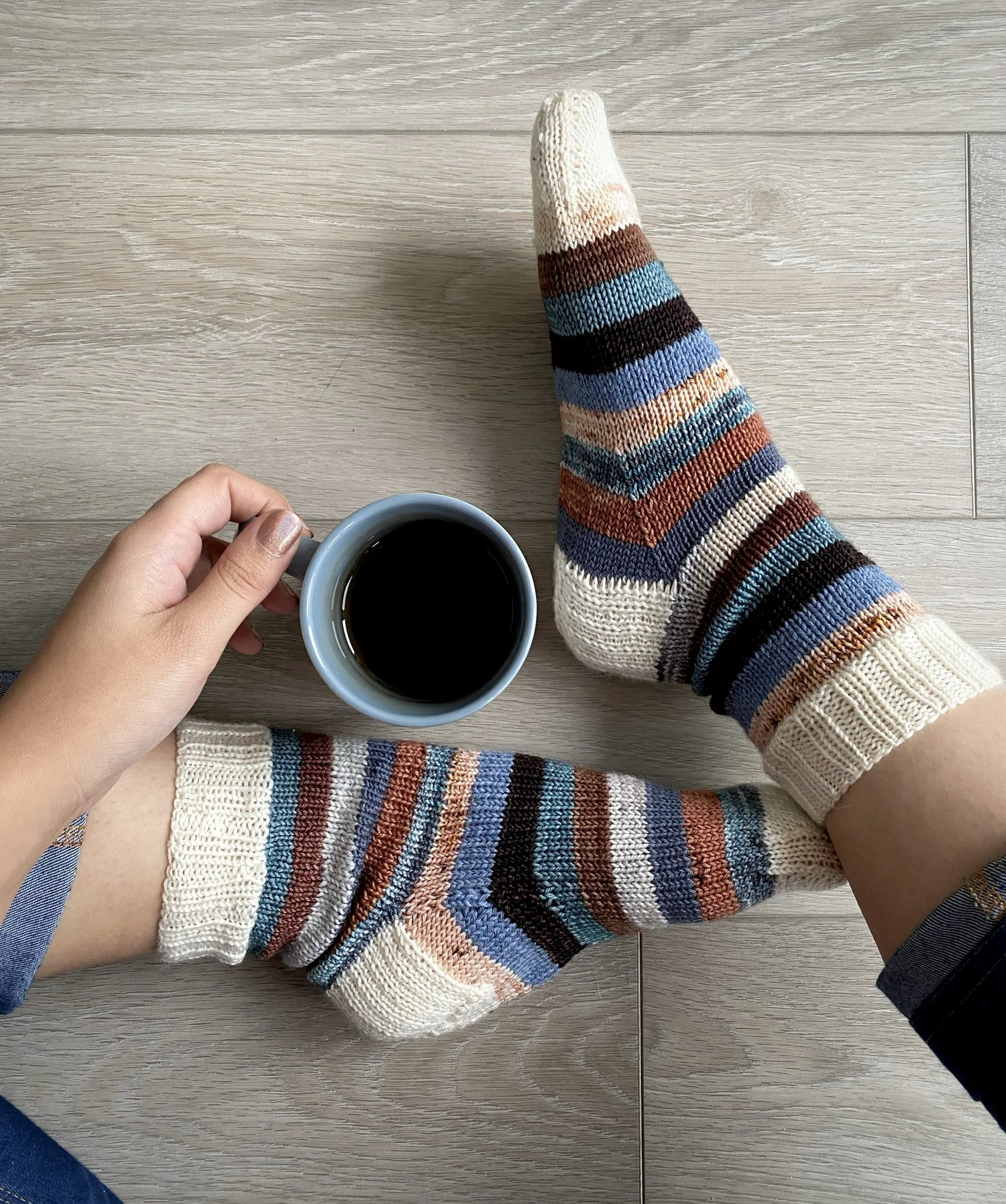 How to Knit Scrappy Socks — Classical Songbird Designs