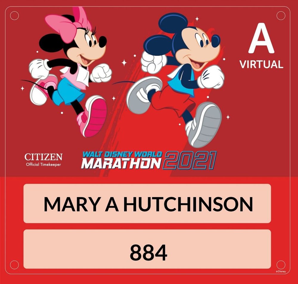 Run Disney Marathon - 2021 Goes Virtual — Mary's Art Hutch | Long Arm ...