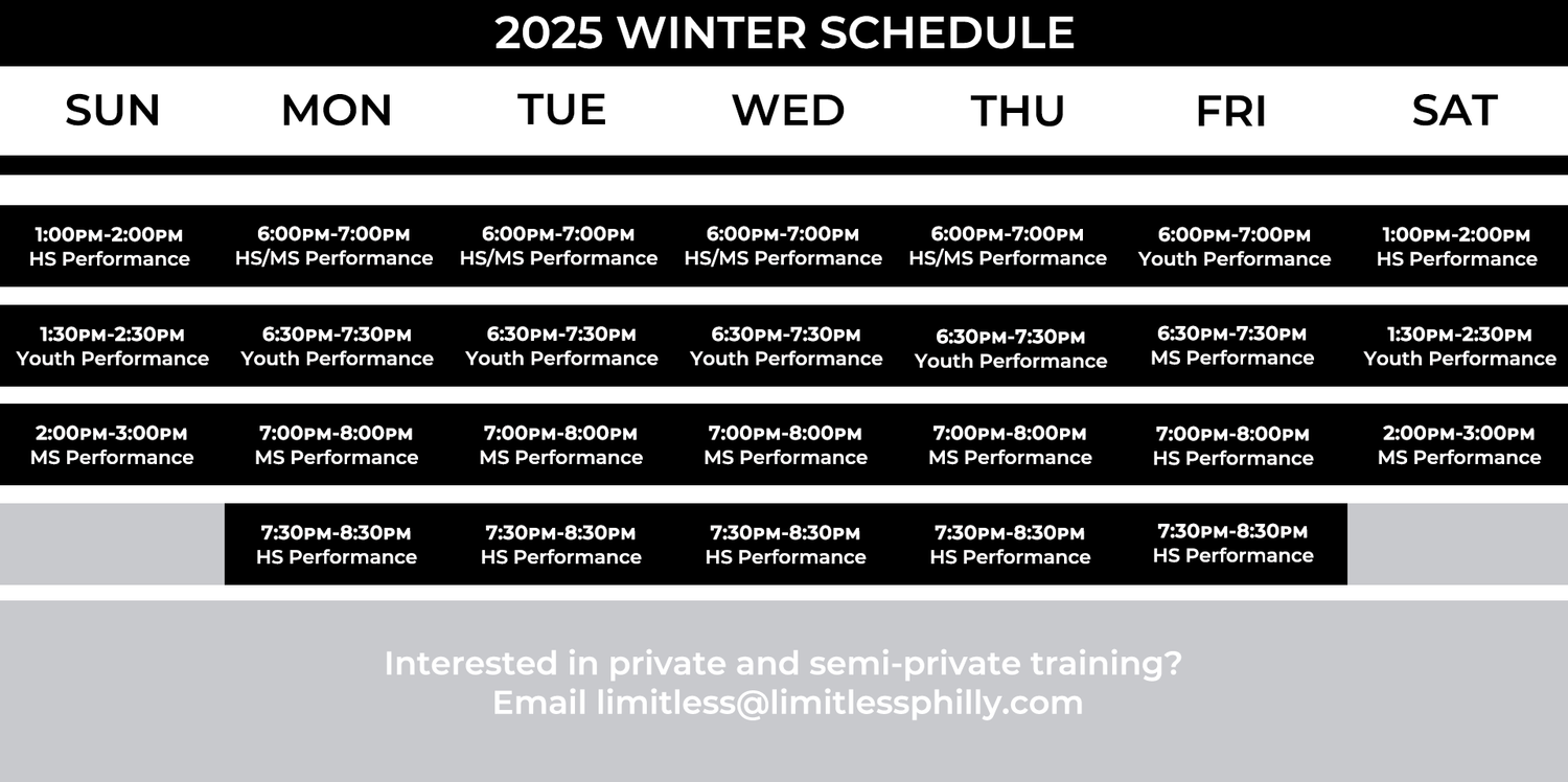 Schedule — Limitless Philly