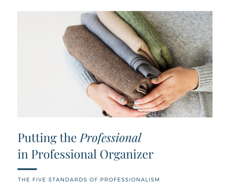 Putting the Professional in Professional Organizer — ASPO