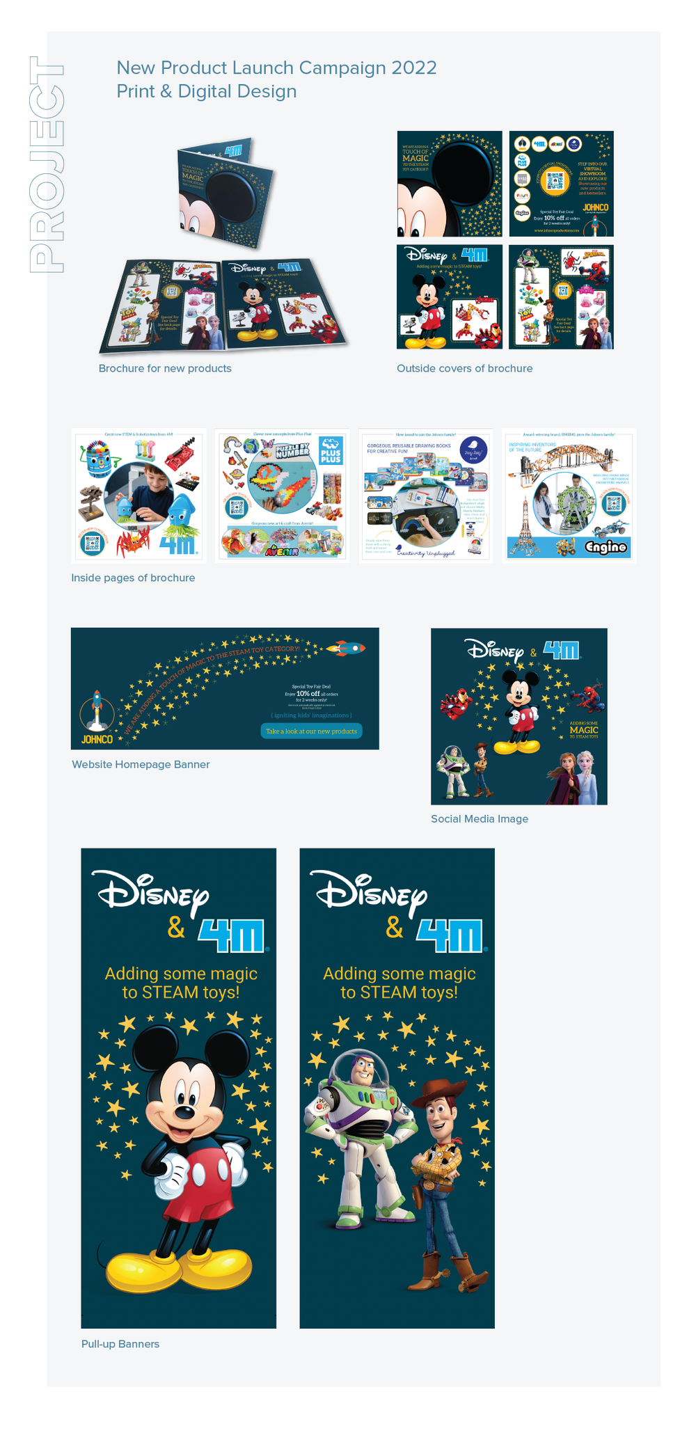 Disney Product Launch Campaign — THIRD DRAWER DESIGN - Nicole Langford