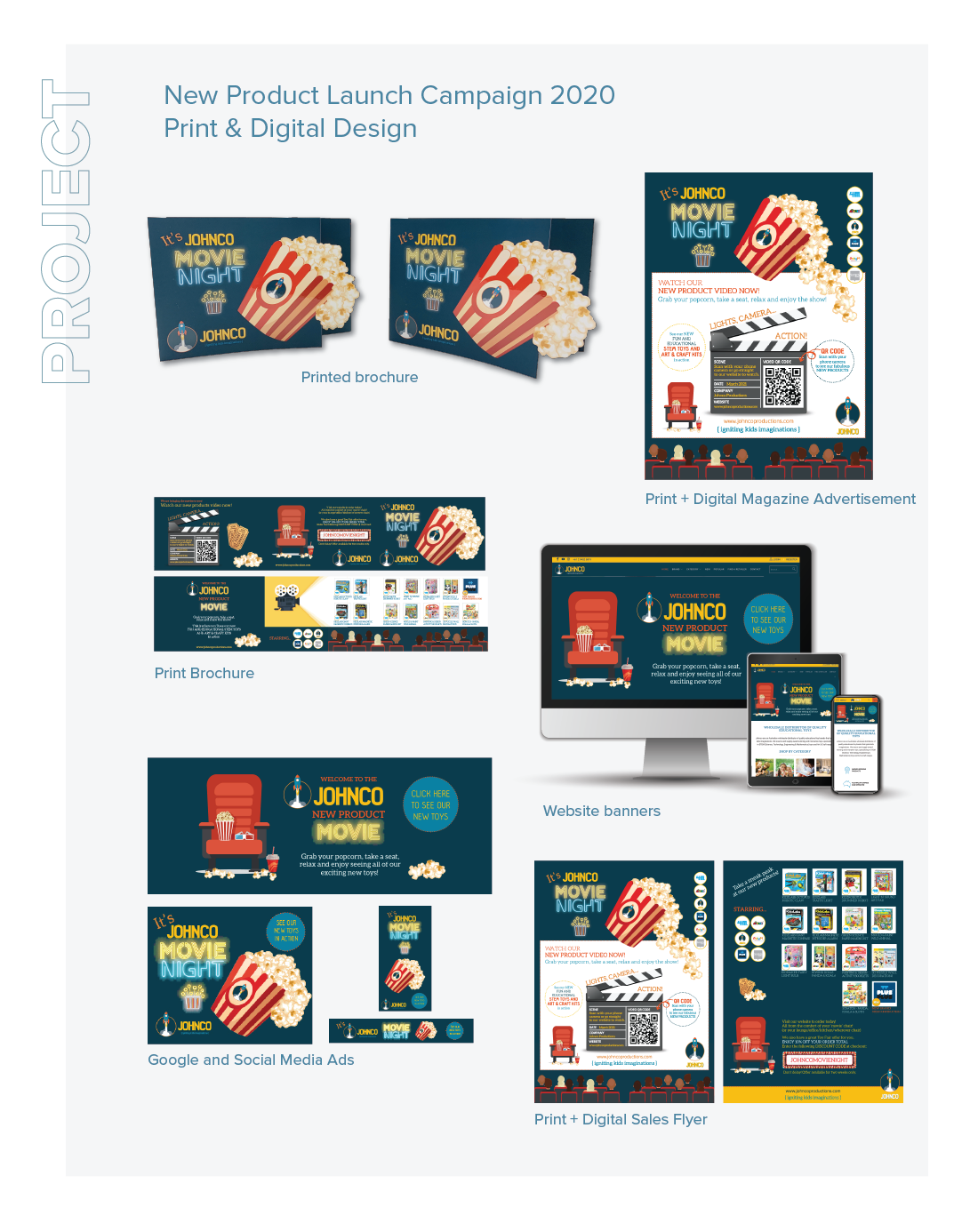 Movie Night Product Launch Campaign — THIRD DRAWER DESIGN - Nicole Langford
