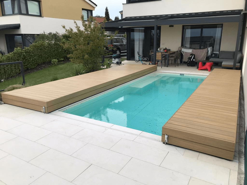 "The Split" - Sliding Deck Pool Cover — Sliding Deck - Pool Covers