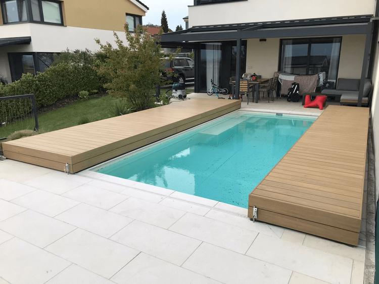 "The Split" - Sliding Deck Pool Cover — Sliding Deck - Pool Covers
