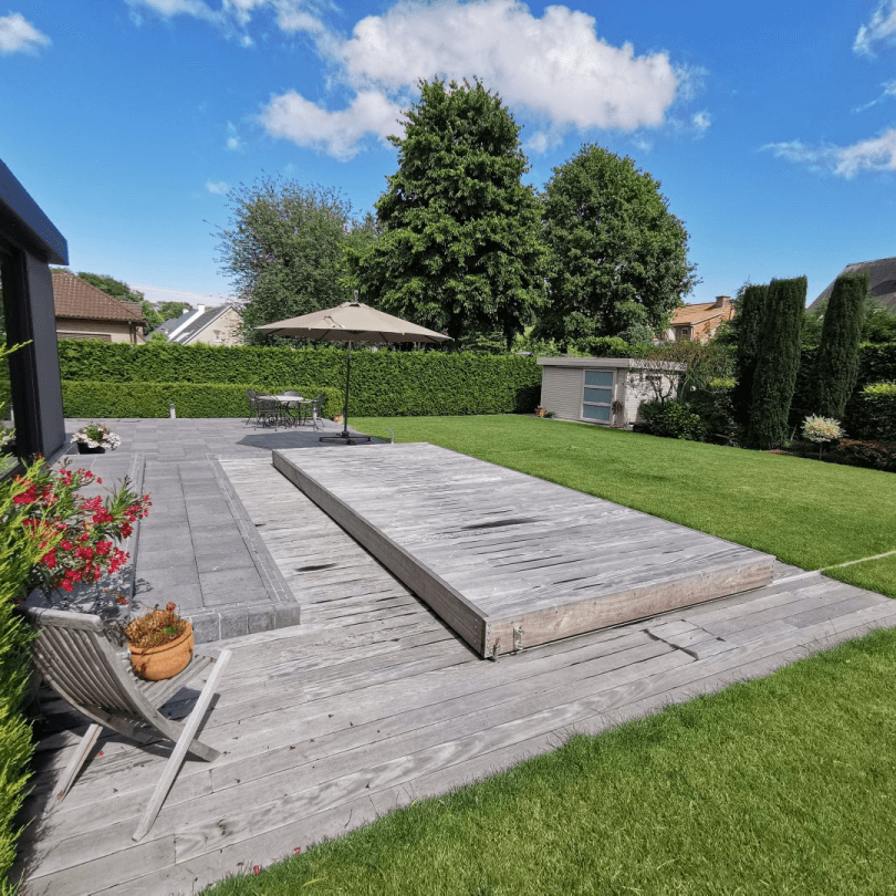 The Slide - Pool Cover Solution — Sliding Deck - Pool Covers