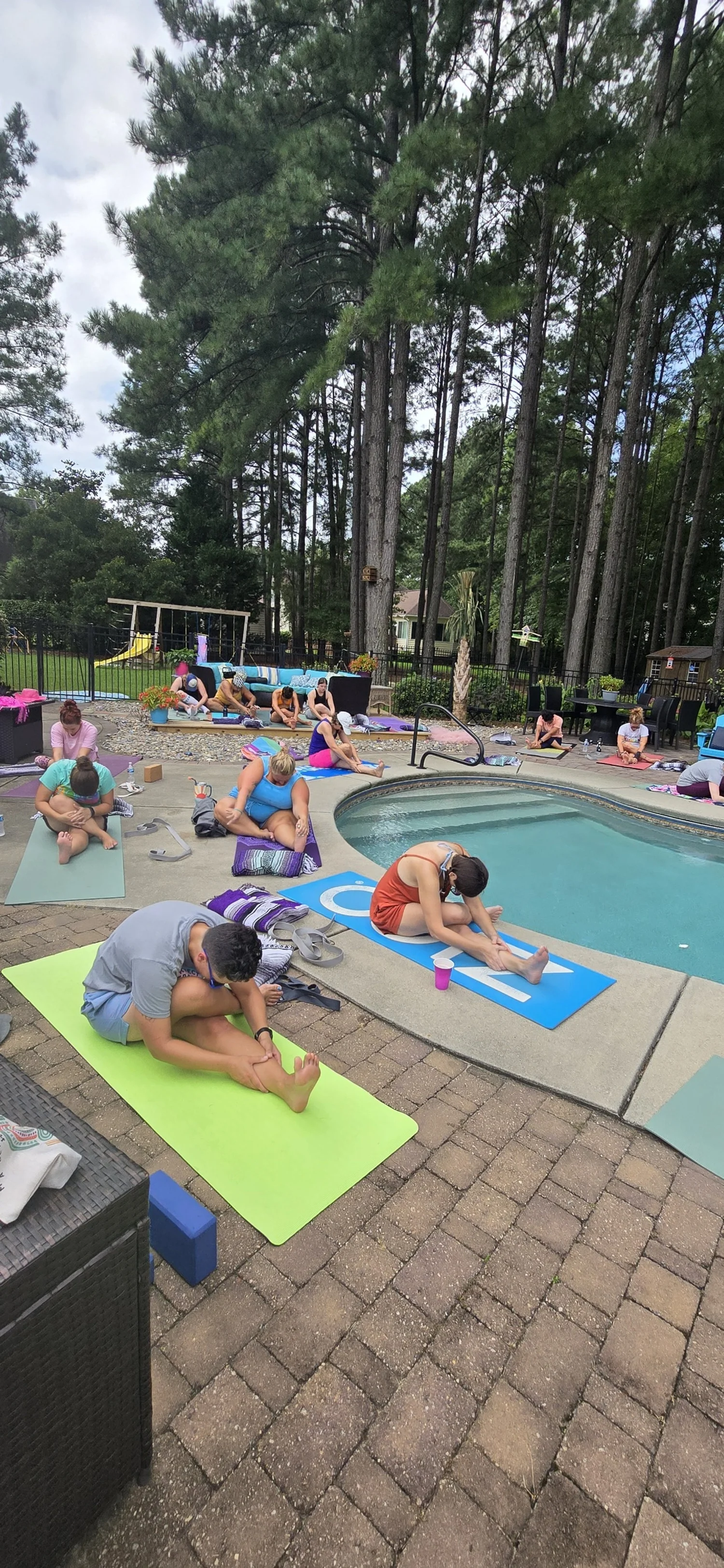 Poolside Yoga Flow
