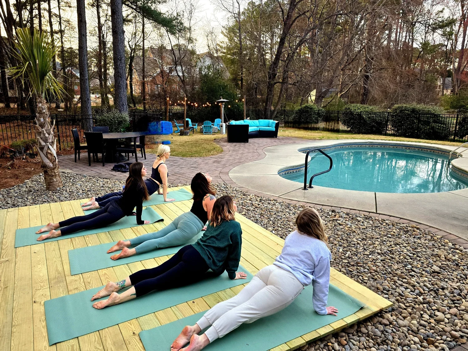 Poolside Yoga Flow