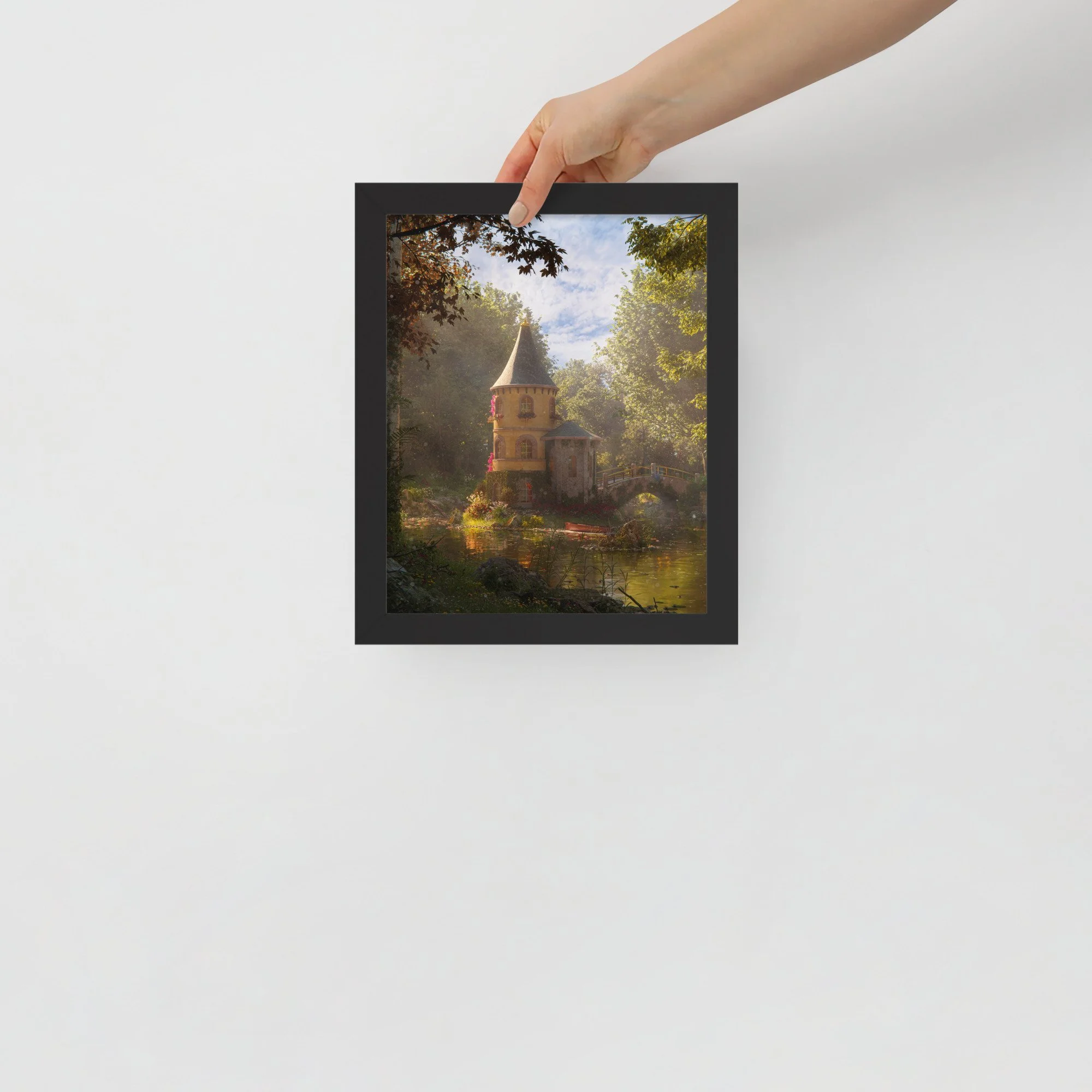 Hidden Tower - Framed poster — Sweeper3D