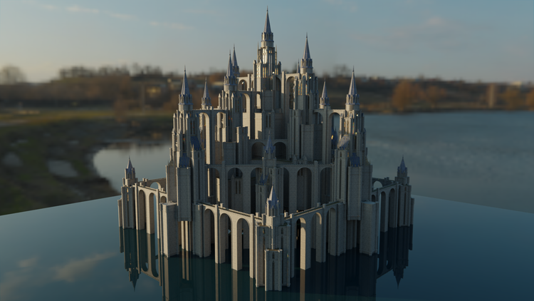 Creating a Castle in Blender - Tutorial Preview — Sweeper3D