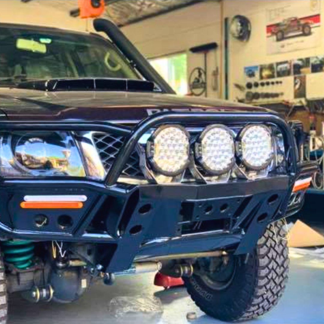 Nissan Patrol GU 4 Touring Bonnet Scoop — Fairline Fibreglass